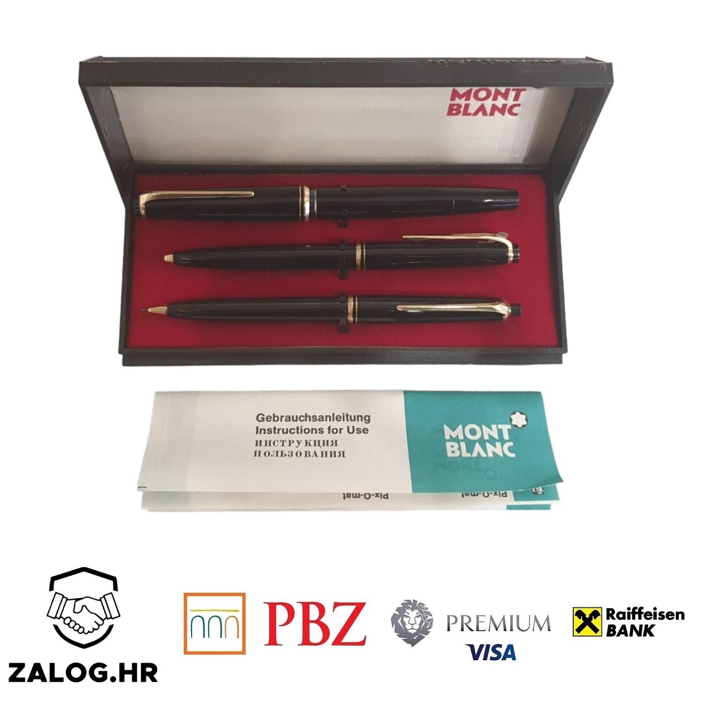 MONTBLANC SET KEMIJSKA NALIVPERO TEHNIČKA ***DO 24 RATE*** R1!