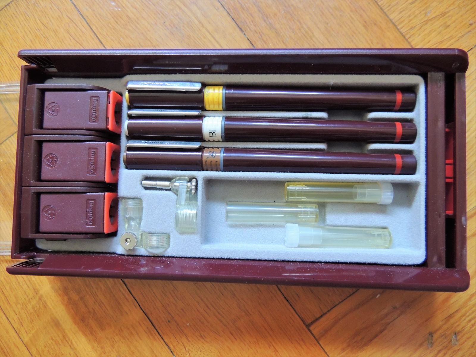 Rotring rapidograph set