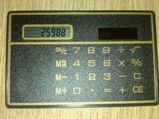 Solarni kalkulator, digitron, džepno računalo - ultra tanki