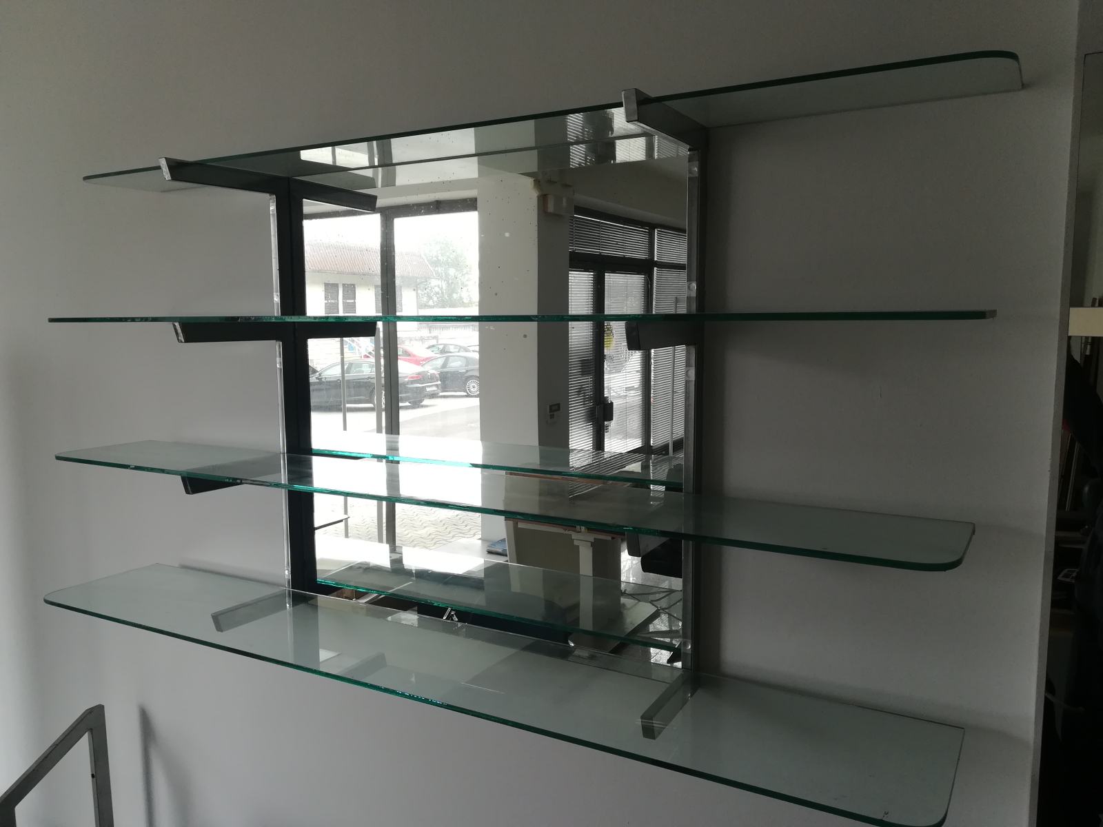 Staklene police regal 1cm staklo