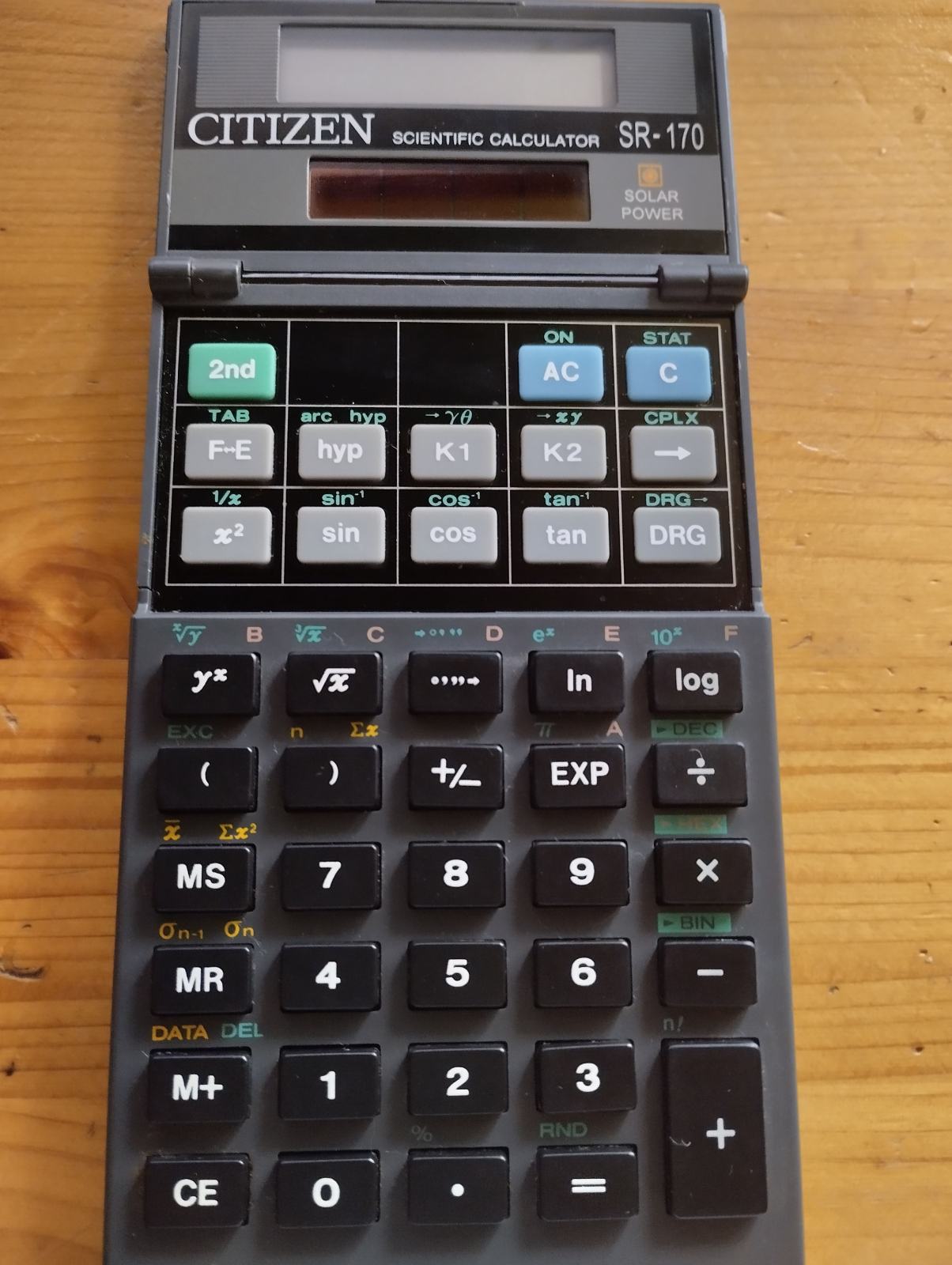 Vintage Citizen SR-170 kalkulator