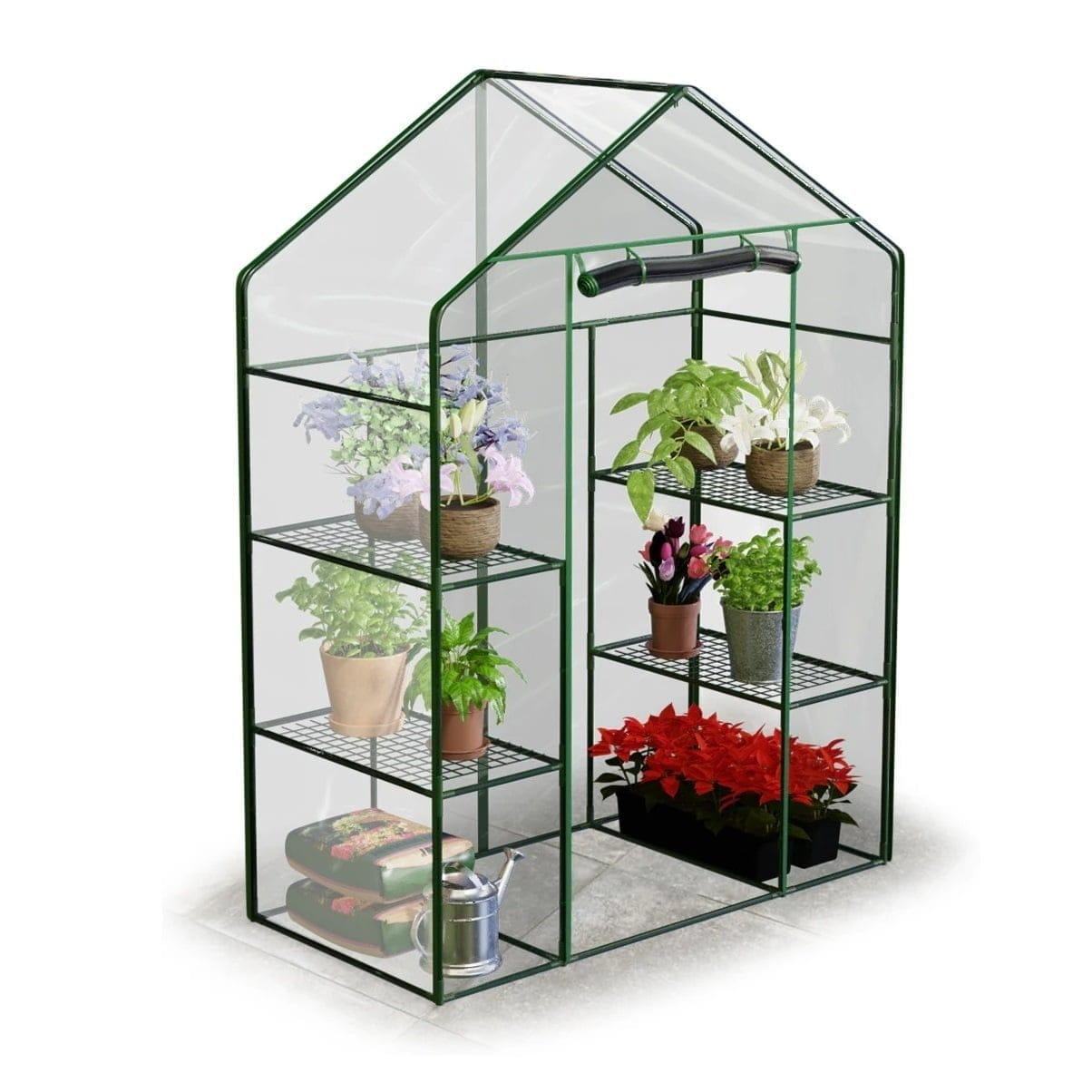 Garden staklenik s policama 140x71x195cm