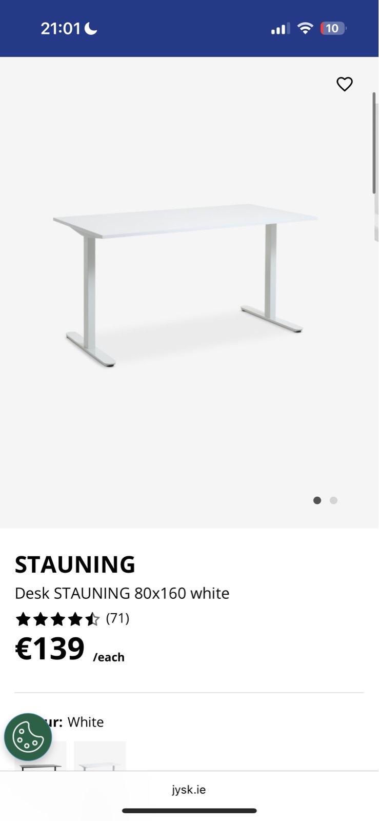 Gaming stol 80 x 160