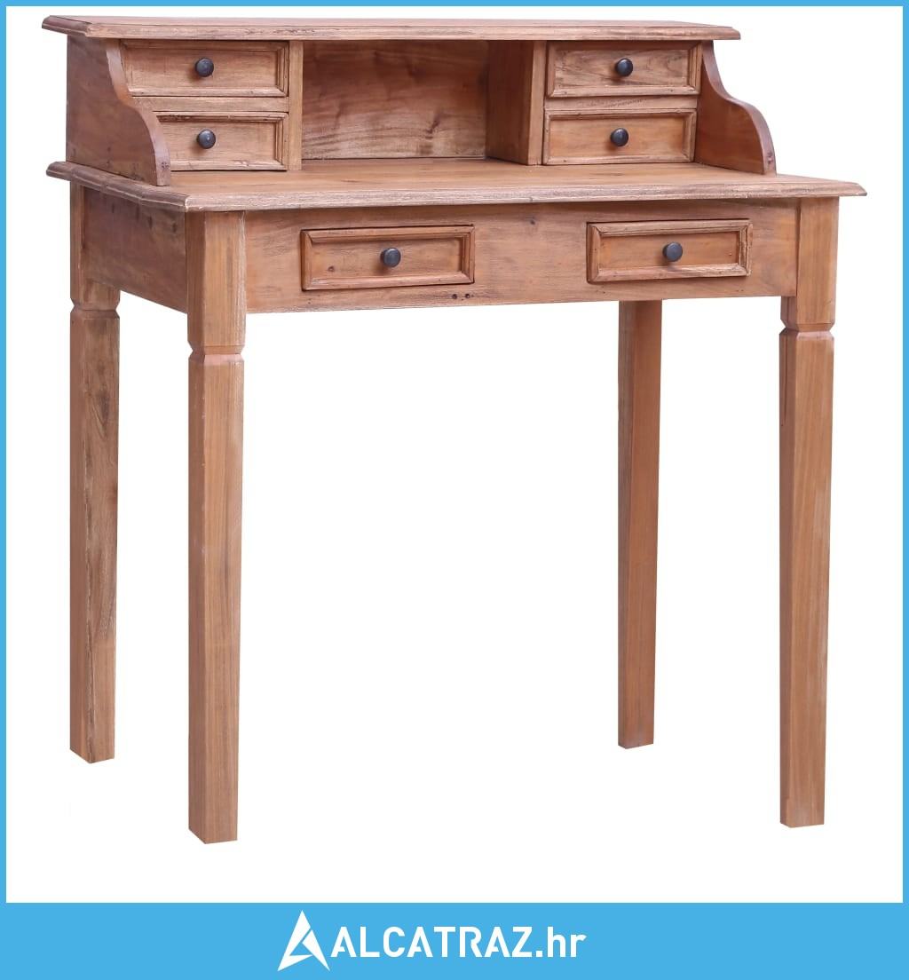Pisaći stol s ladicama 90 x 50 x 101 cm masivno drvo mahagonija - NOVO