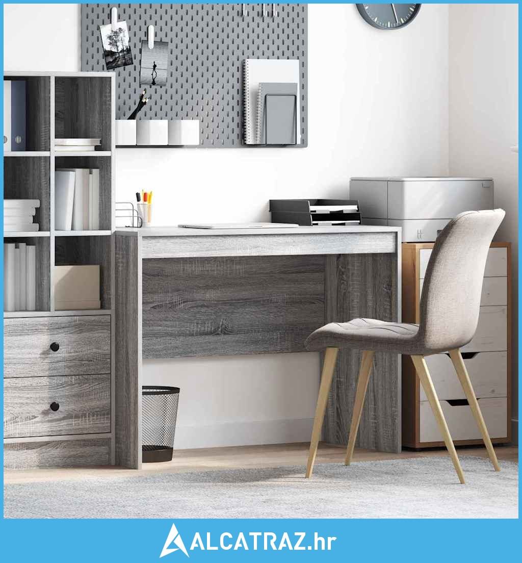 Pisaći Stol Sivi sonoma MDF, Furnir 100 x 50 x 76 cm Izdržljiv - NOVO
