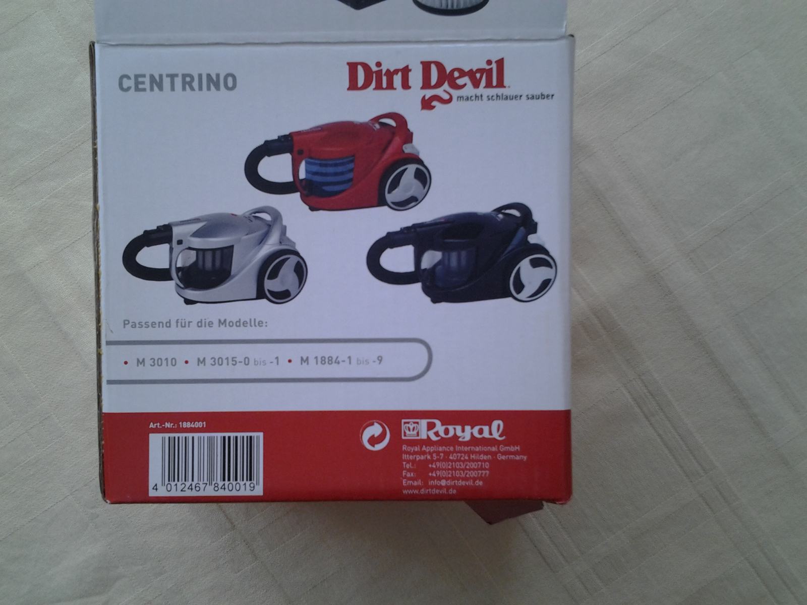 Filter za usisivac Dirt Devil