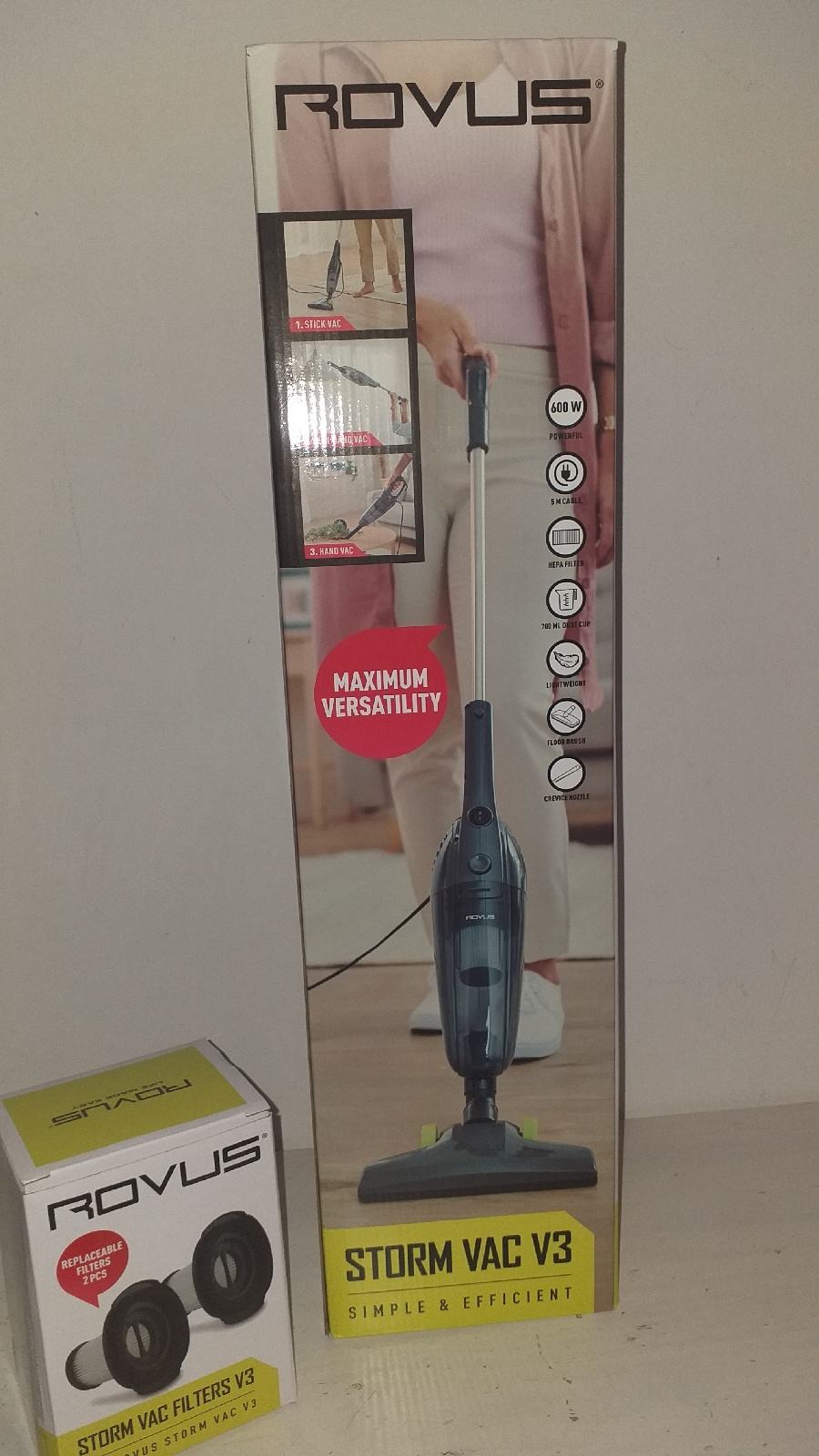 Rovus Storm usisavac 3 u 1 , novo