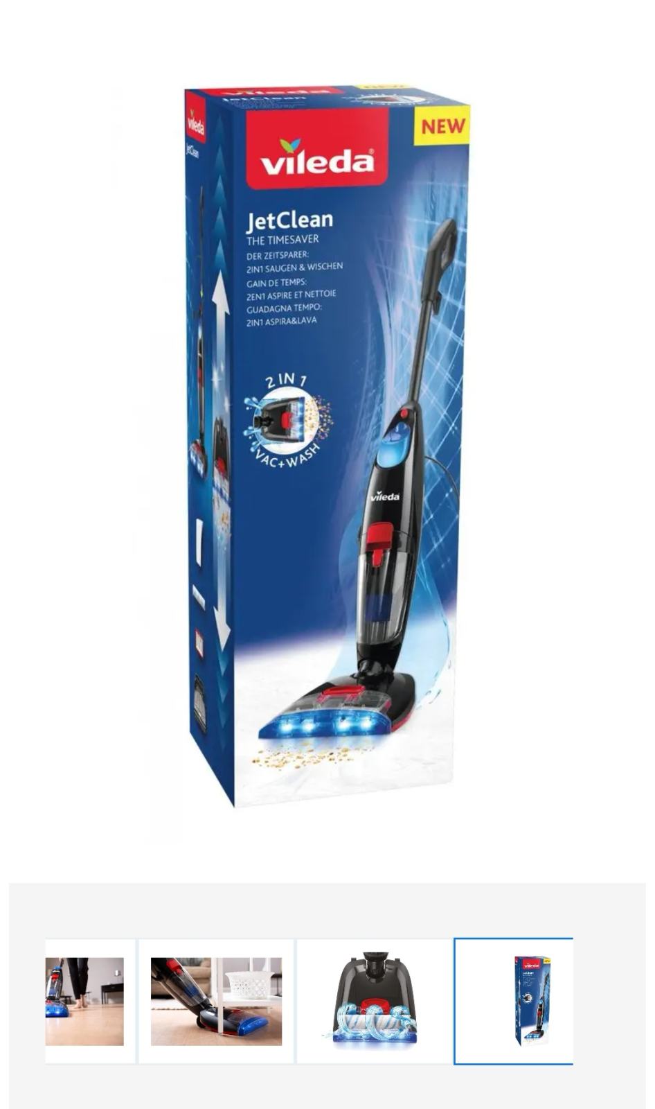 Vileda Jet clean 3in1