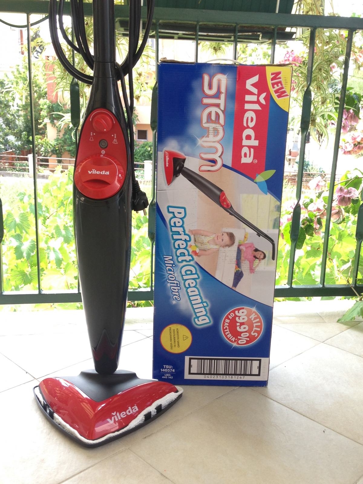 VILEDA Steam parni čistač podova, MODEL: SC-1086, Ulazna snaga 1500 W