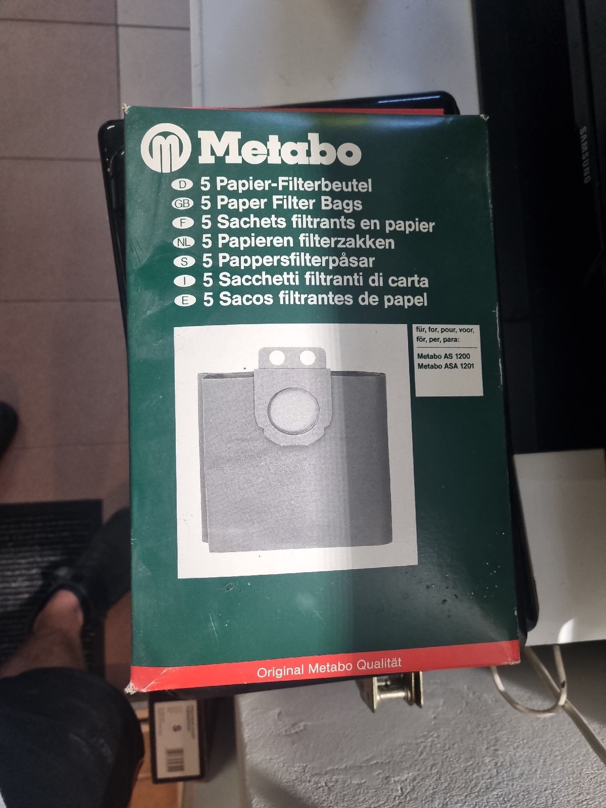 vrećice za usisavače metabo as1200 i asa1201