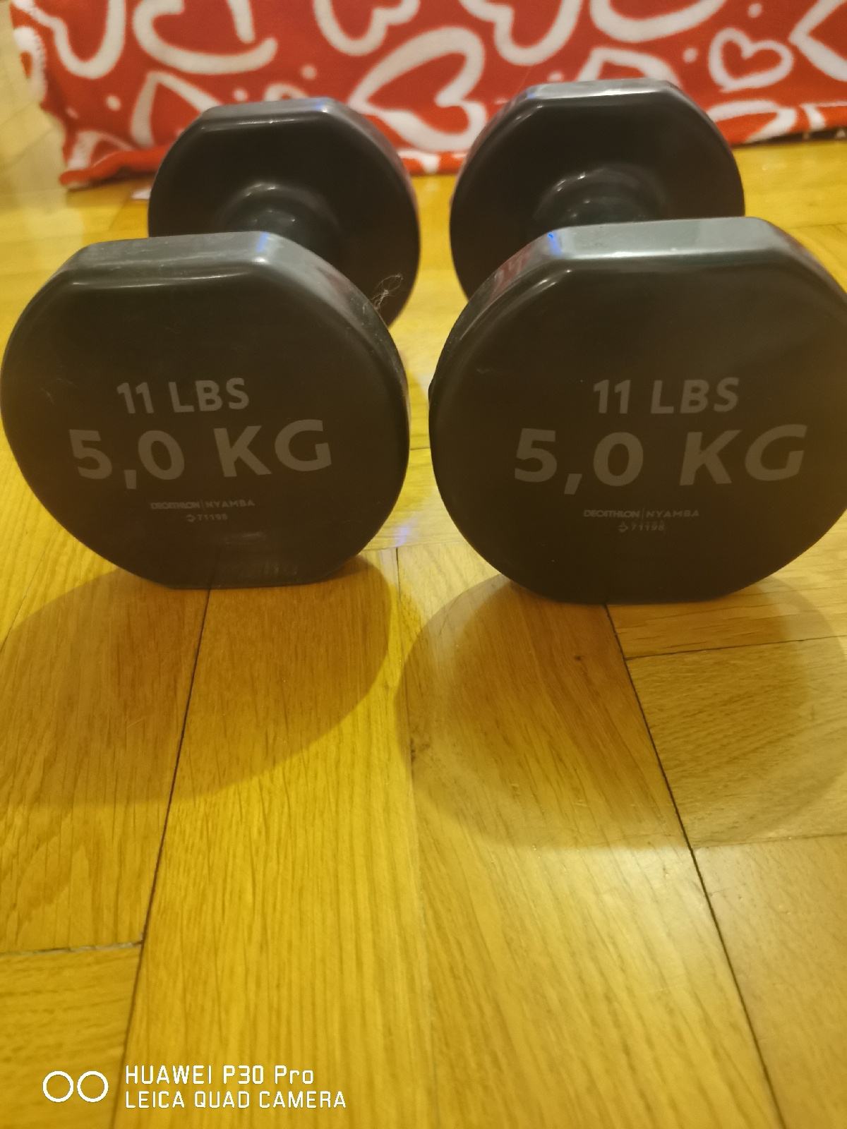 Bučice 2x5 kg Decathlon