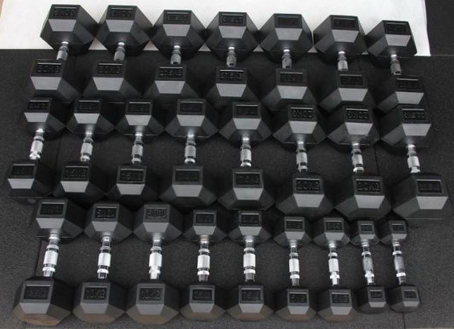 BUČICE HEX. KOMPLET 2,5KG- 30KG ( NOVO) 1250€