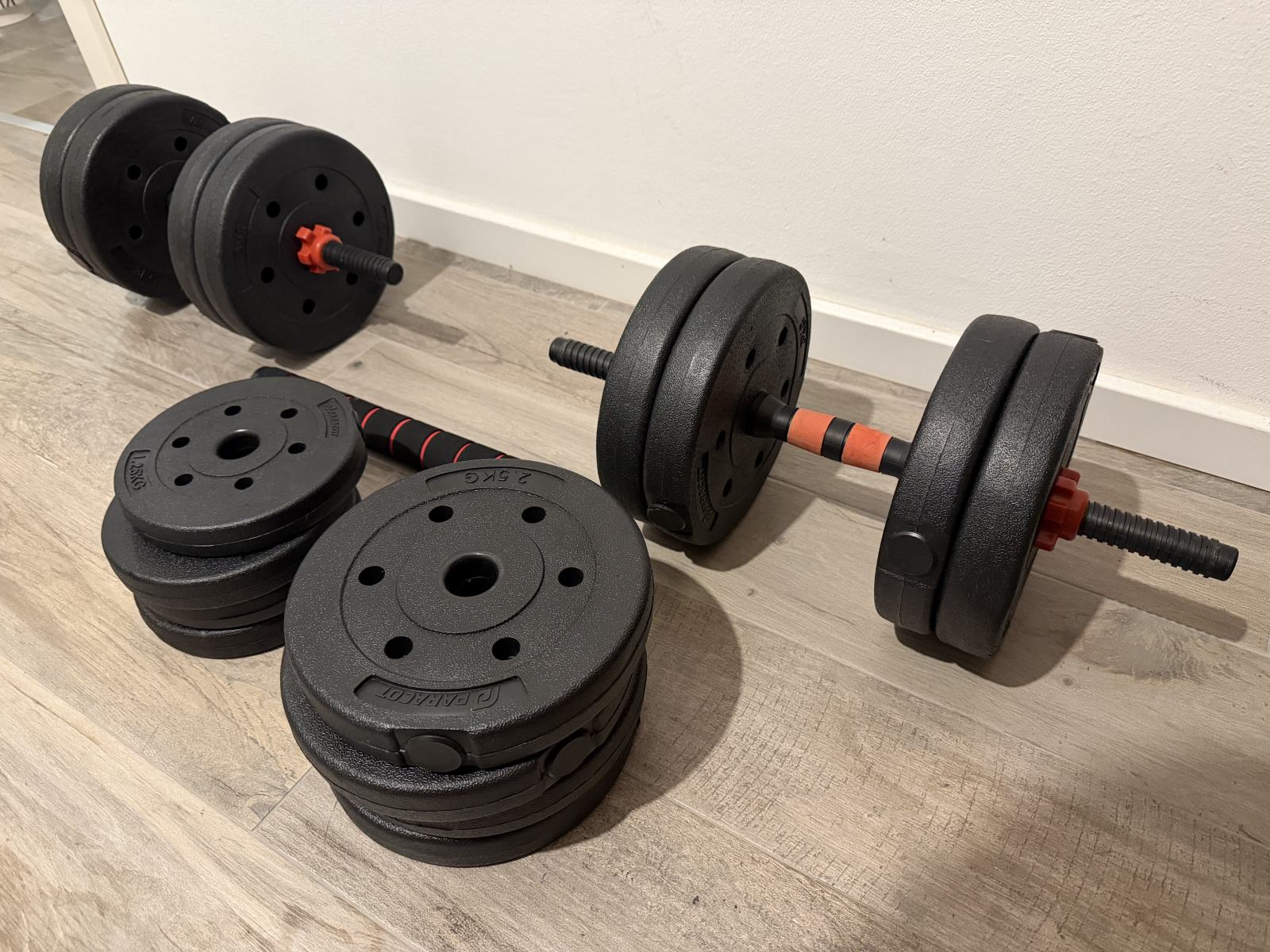 Bućice i šipka s 40kg utega