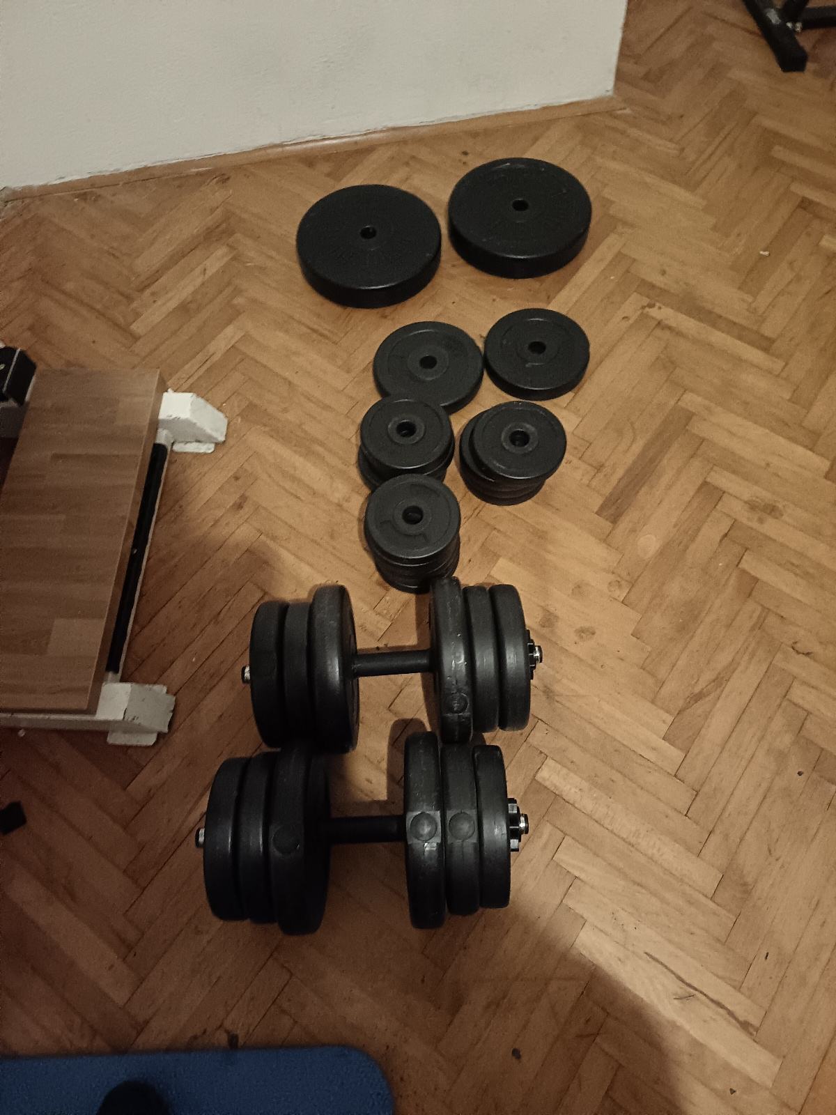 Plastični utezi 100 kg