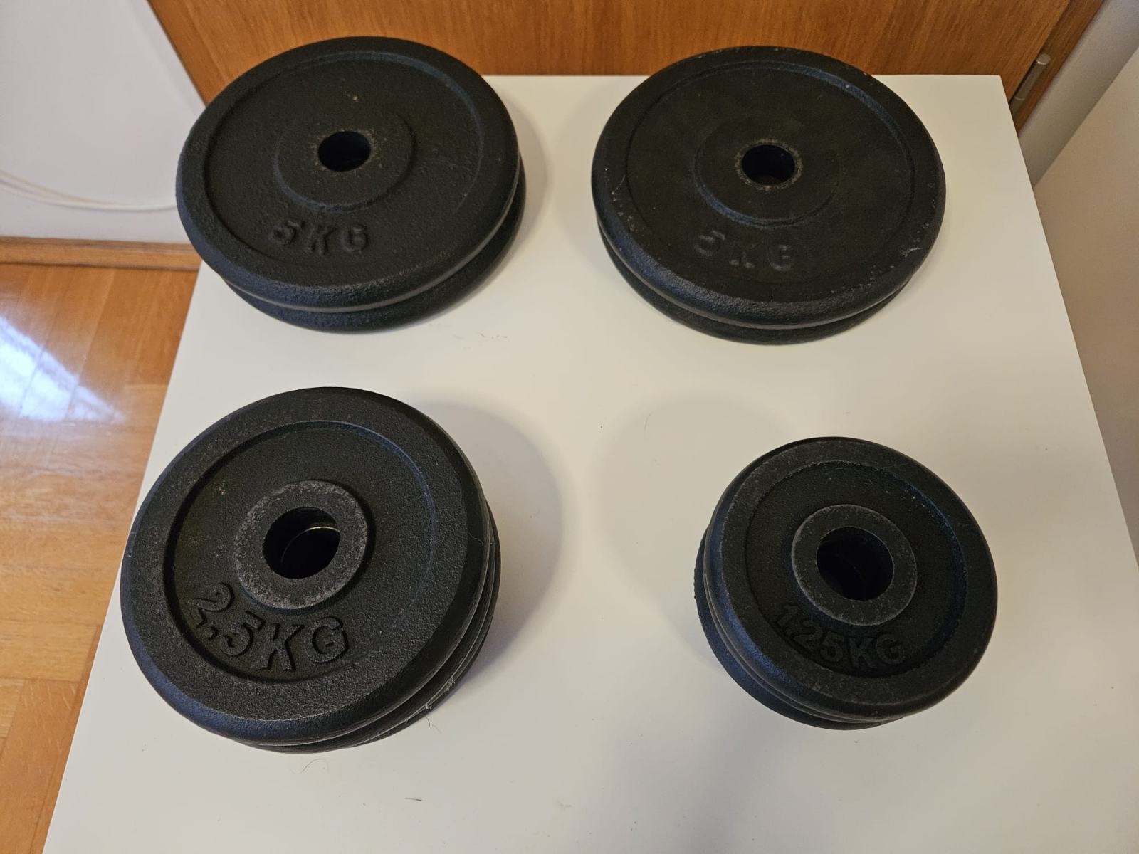 Željezni tegovi, utezi, bučice