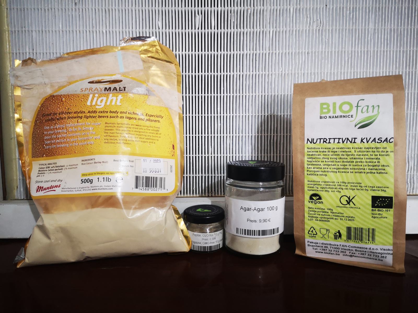 Agar podloga u prahu za uzgoj gljiva i mikologiju 50G