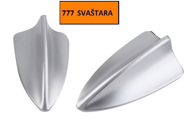 Antena shark BMW - style - velika - srebrna