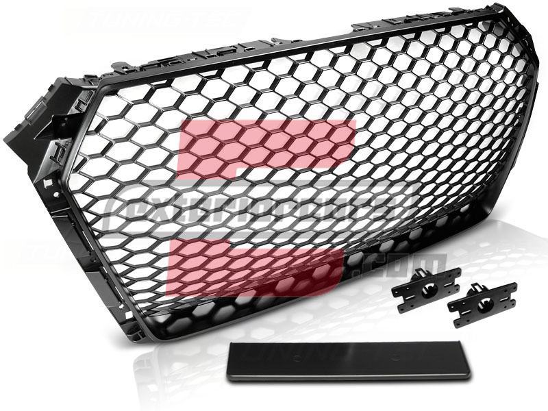 AUDI A4 B9 (16-18) - Prednja maska RS4 dizajn (mat crna) (DOSTUPNO)