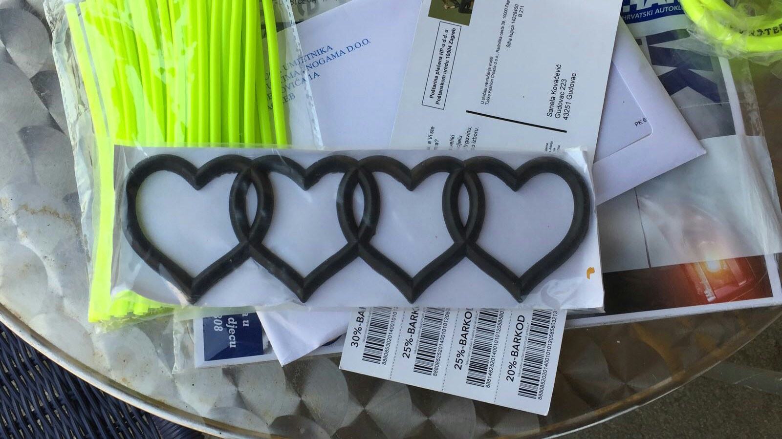 Audi znak(srce) **NOVO**