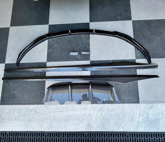 BMW 6 F12 i F13 MAXTON DESIGN set spoilera ABS, imitacija karbona