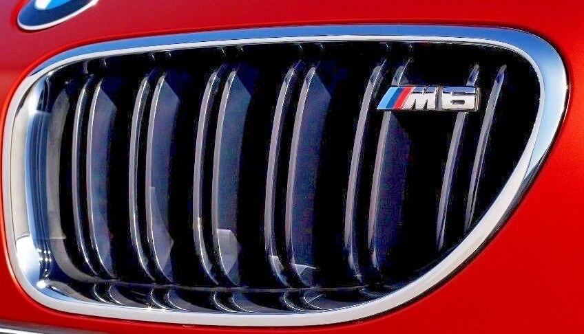 BMW M6 E24 E64 F06 F13 Slova Znak Oznaka Logo Amblem MASKA Prednji