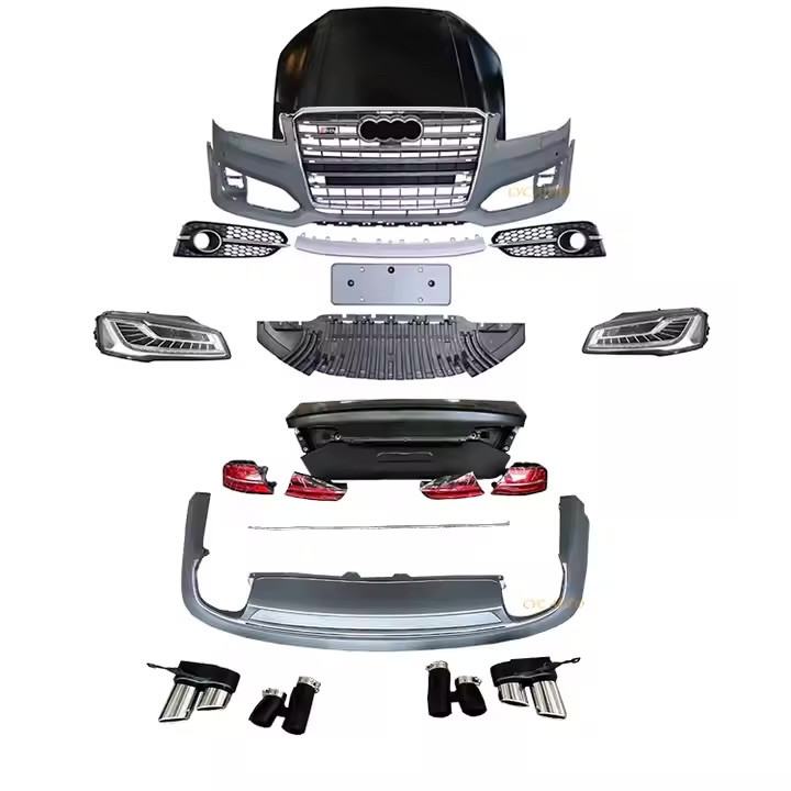 BODY KIT S8 prepravka OLD NEW AUDI A8 D4 09-13 BRANIK FAR HAUBA