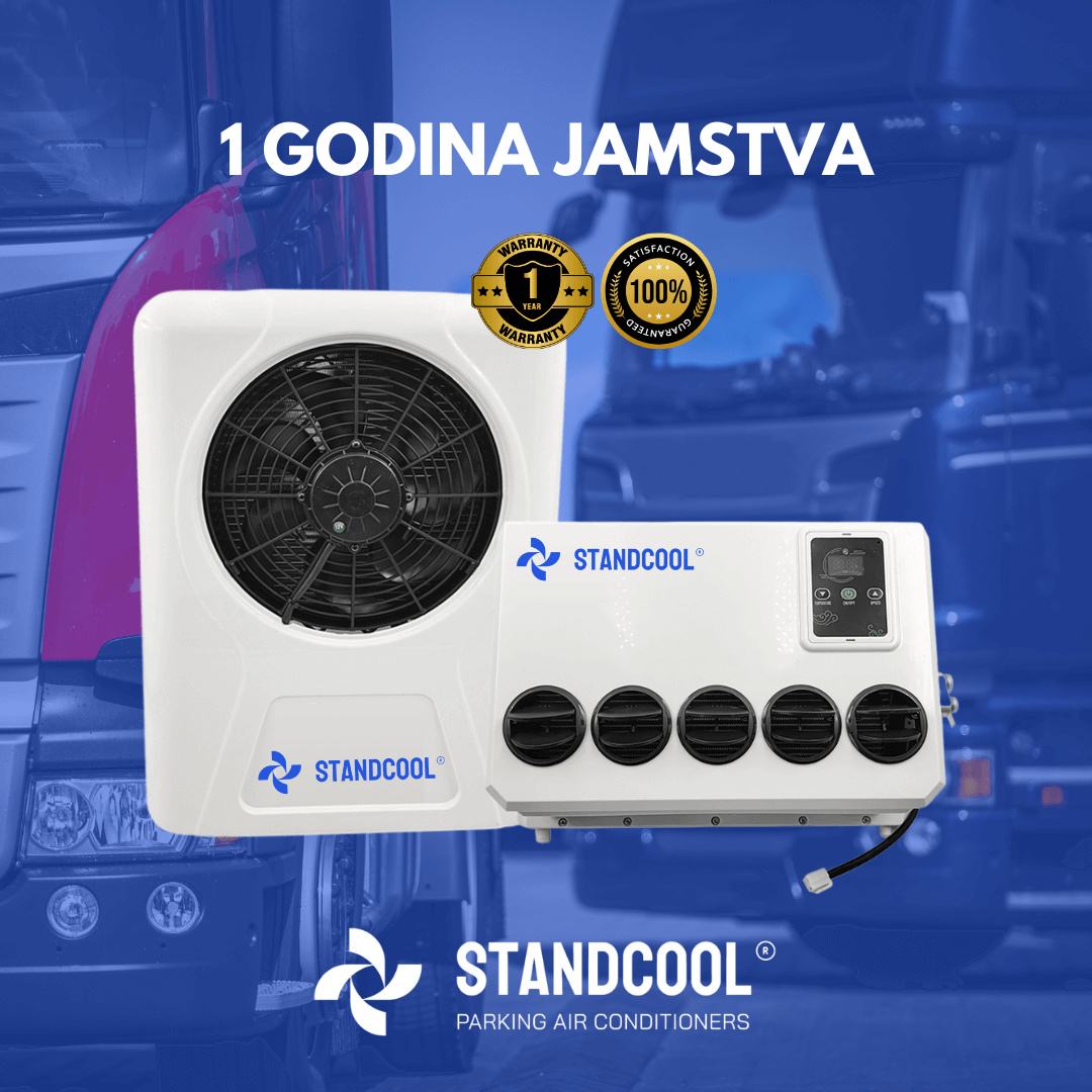 Dvodijelna parking klima za kamione (standklima) 12, 24V