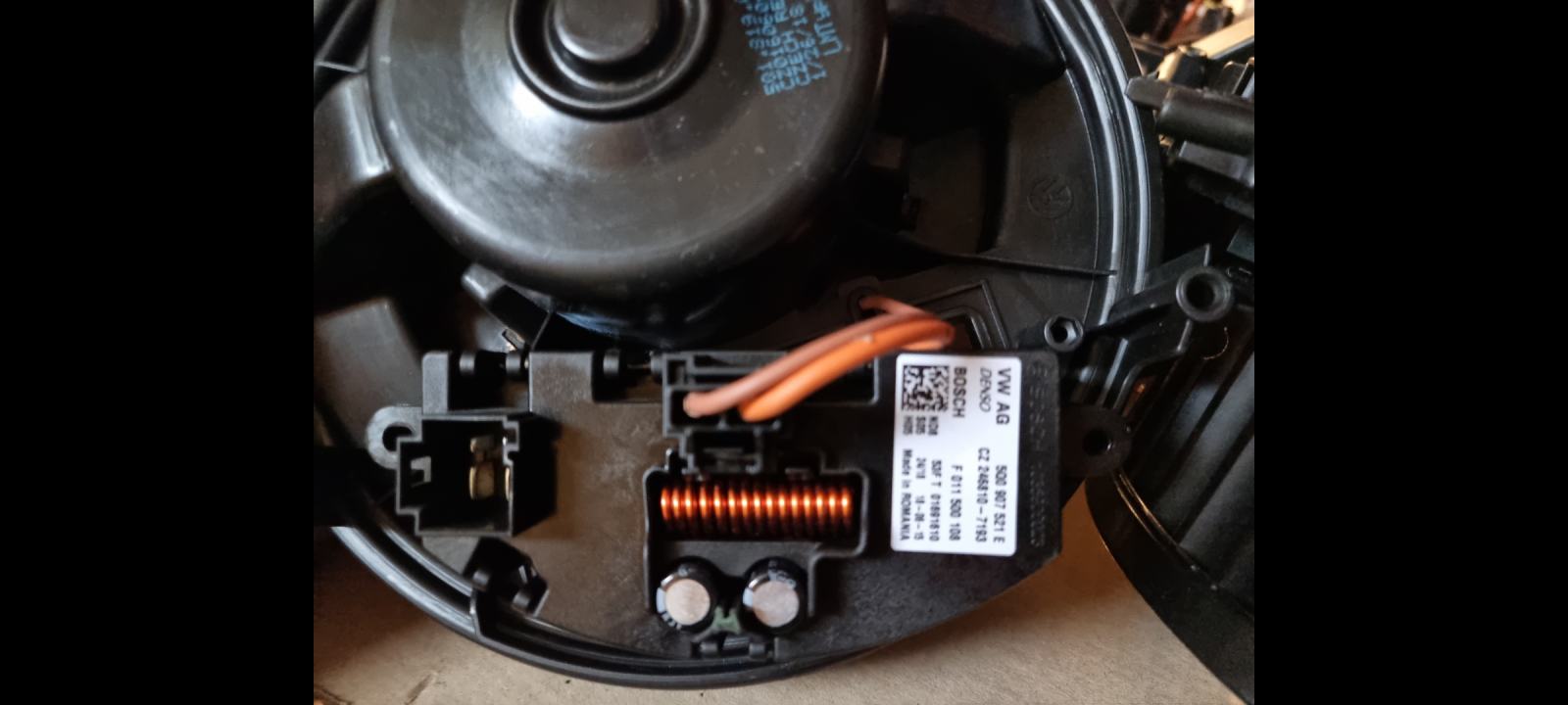 ŠKODA OCTAVIA 3 VENTILATOR KABINE 5Q0907521E