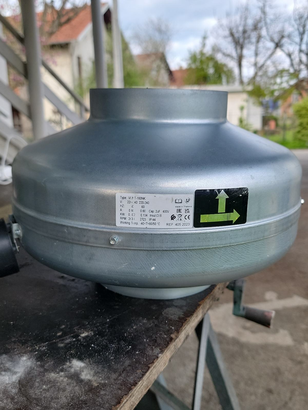 Ventilator cijevni Vent 160