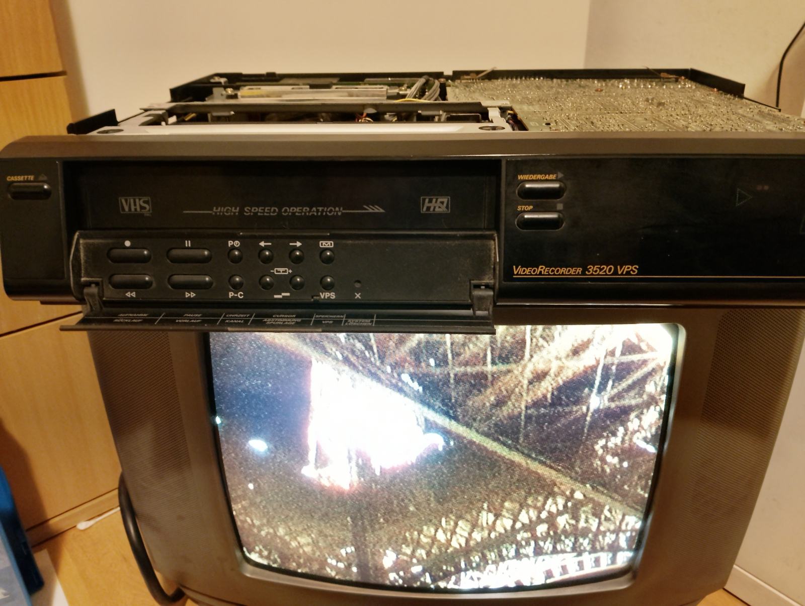 itt nokia 3520vps vide9rekorder vhs vcr video 3520 vps