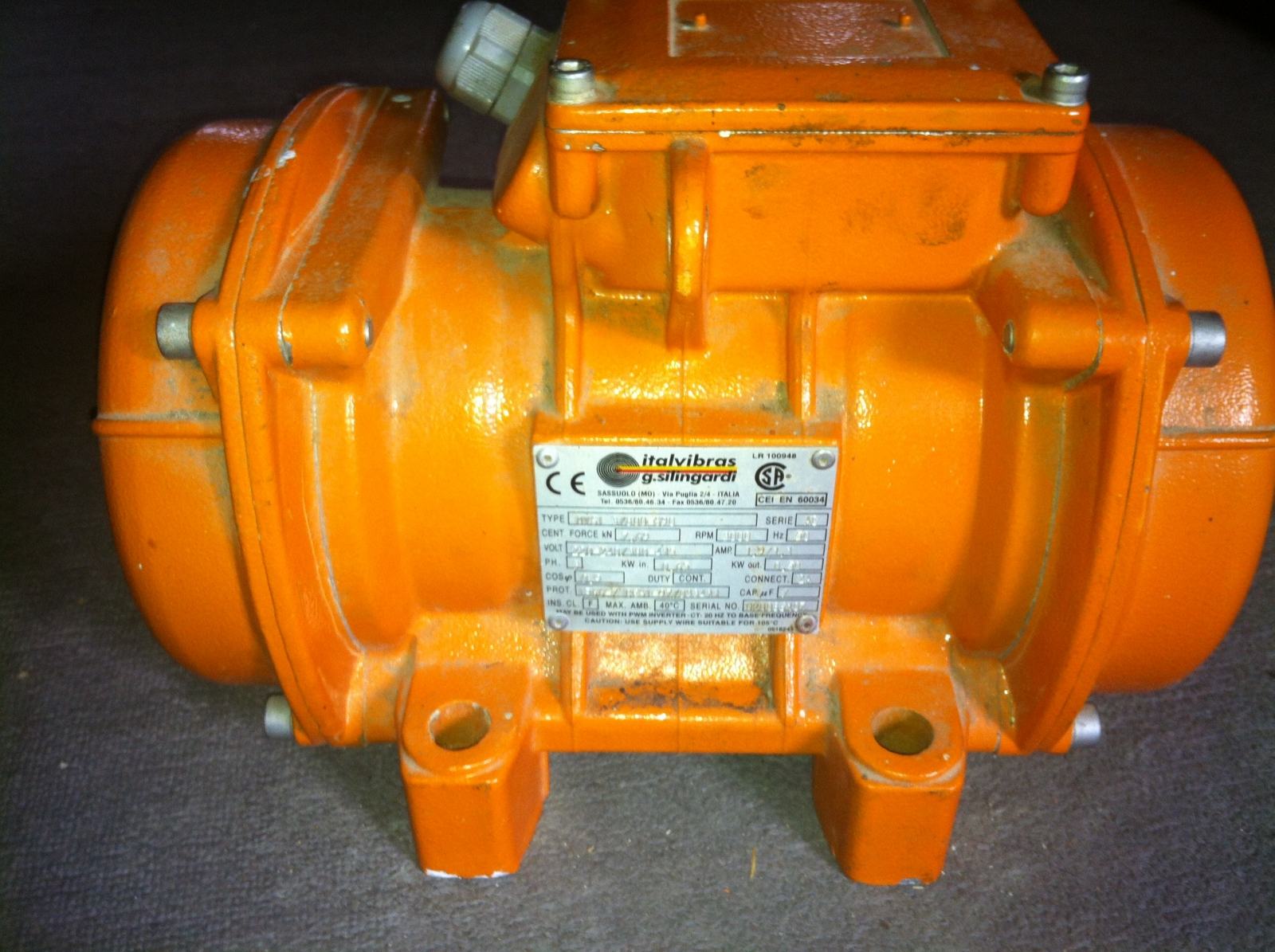 Električni vibro motor MVSI 3/800-S90