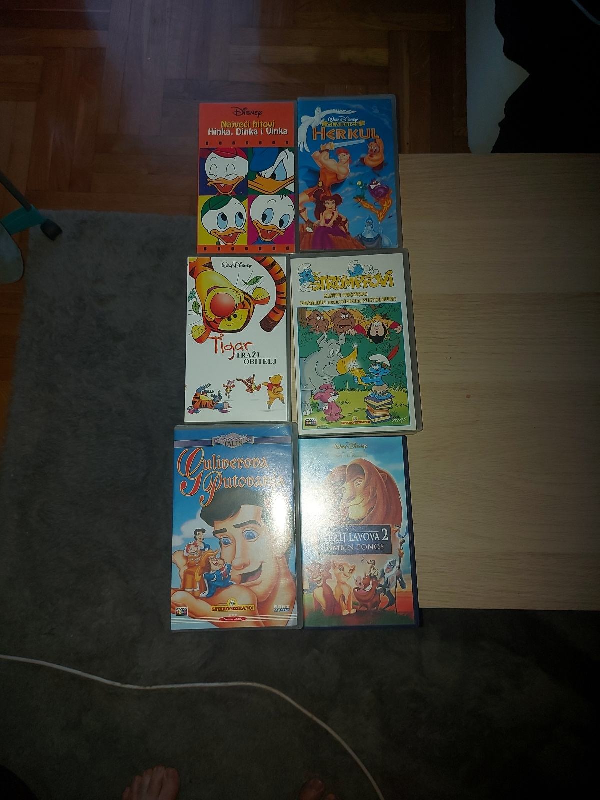 Crtani filmovi na VHS kasetama