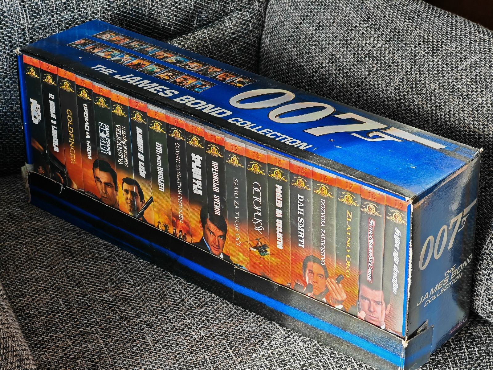 James Bond 007 VHS kolekcija