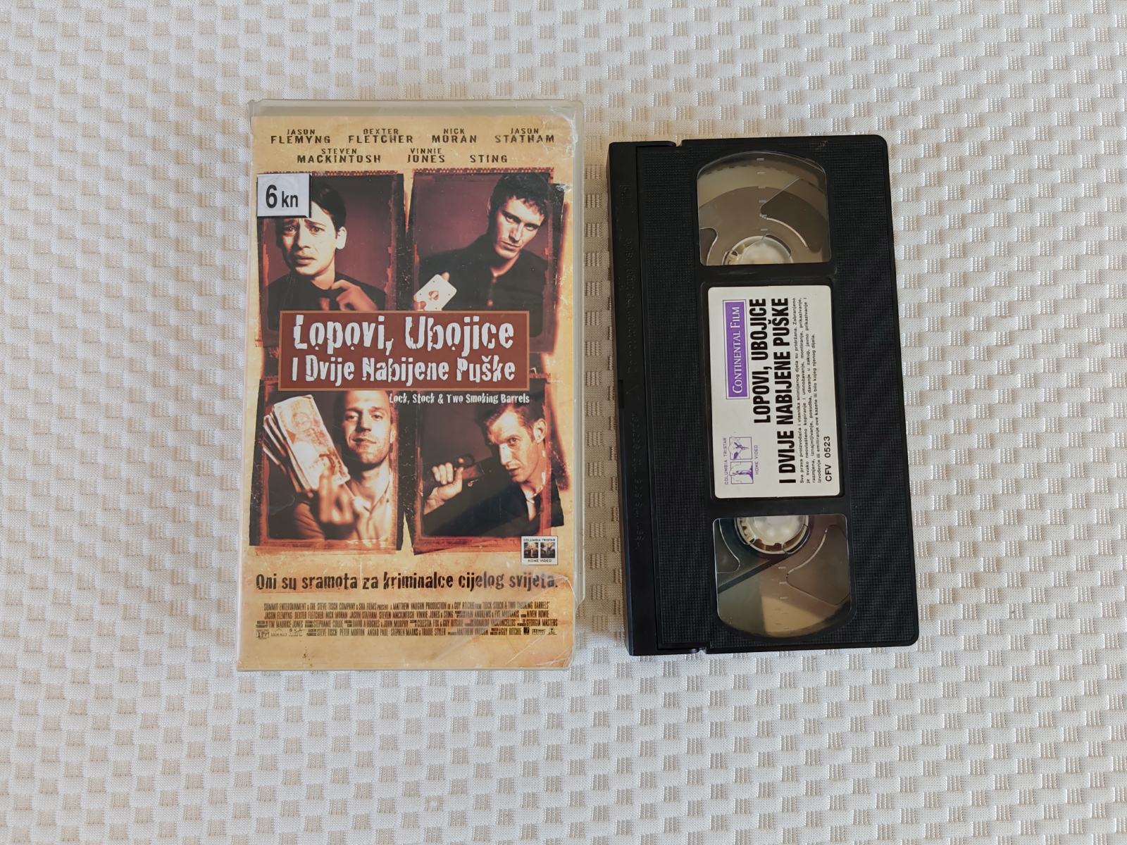 Lopovi Ubojice I Dvije Nabijene Puške VHS Kazeta