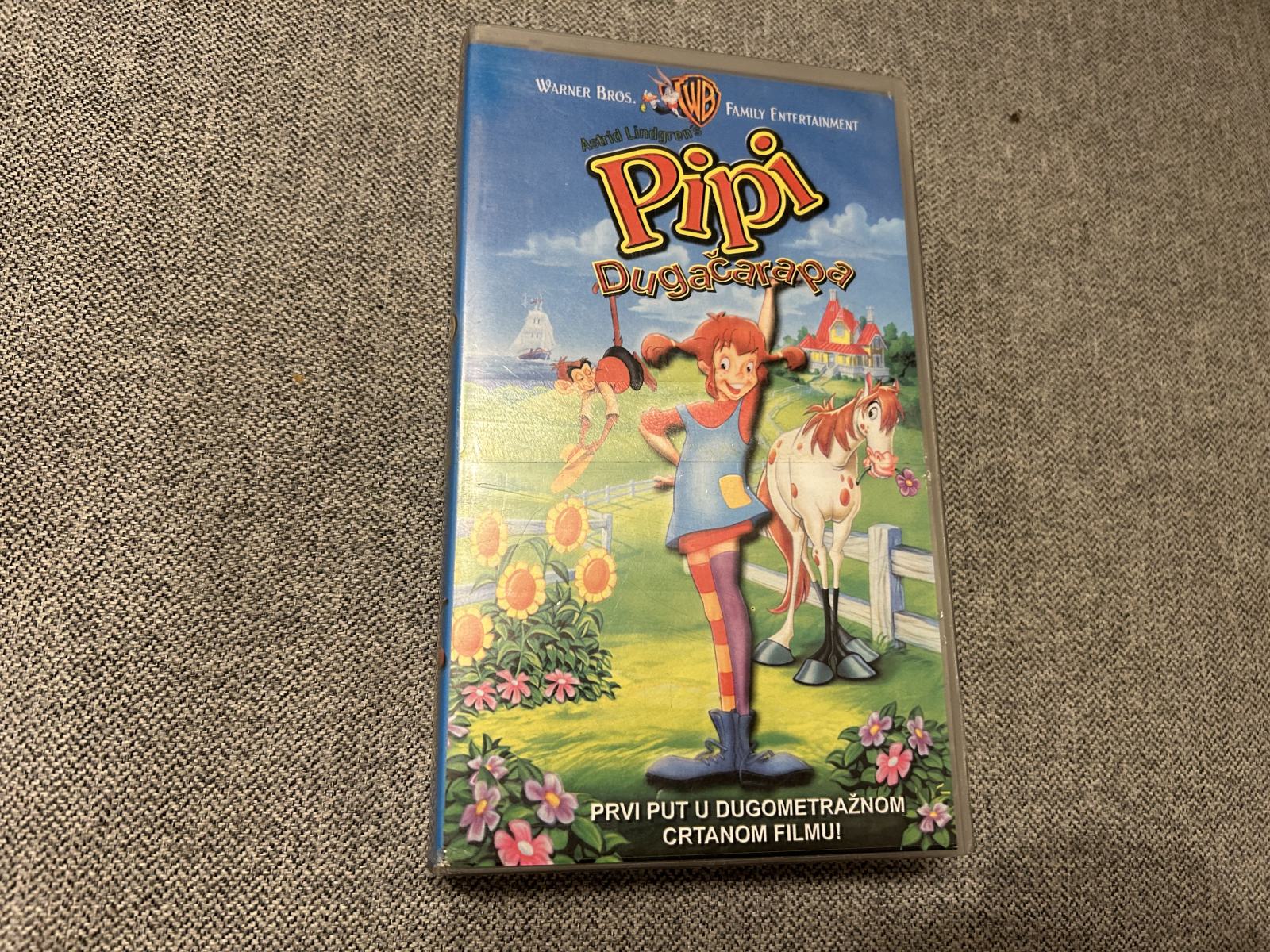 PIPI DUGAČARAPA-crtani film na VHS-u
