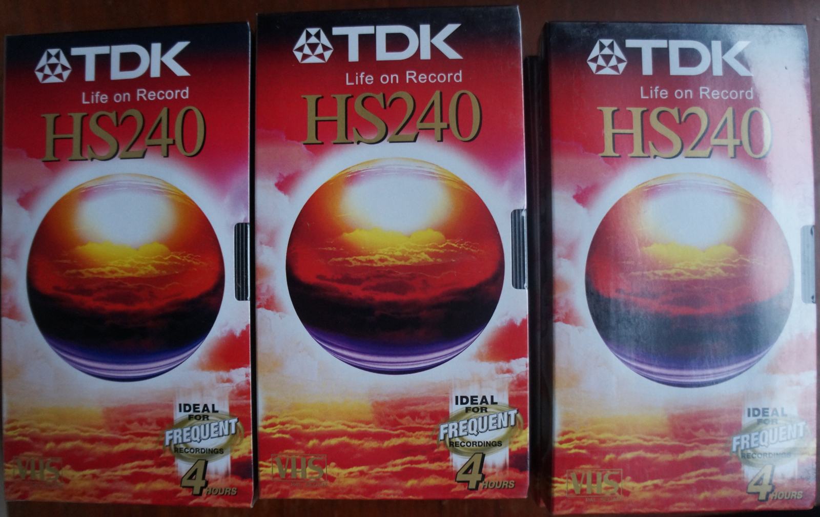 Prazne VHS kasete TDK 240 minuta