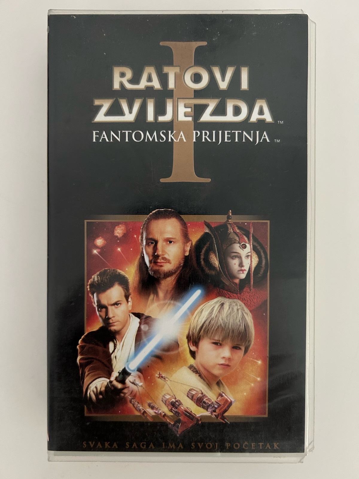 Ratovi zvijezda fantomska prijetnja epizoda 1 VHS kazeta