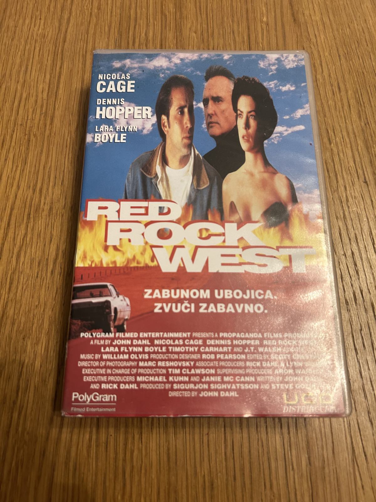 RED ROCK WEST-VHS (Nicolas Cage)