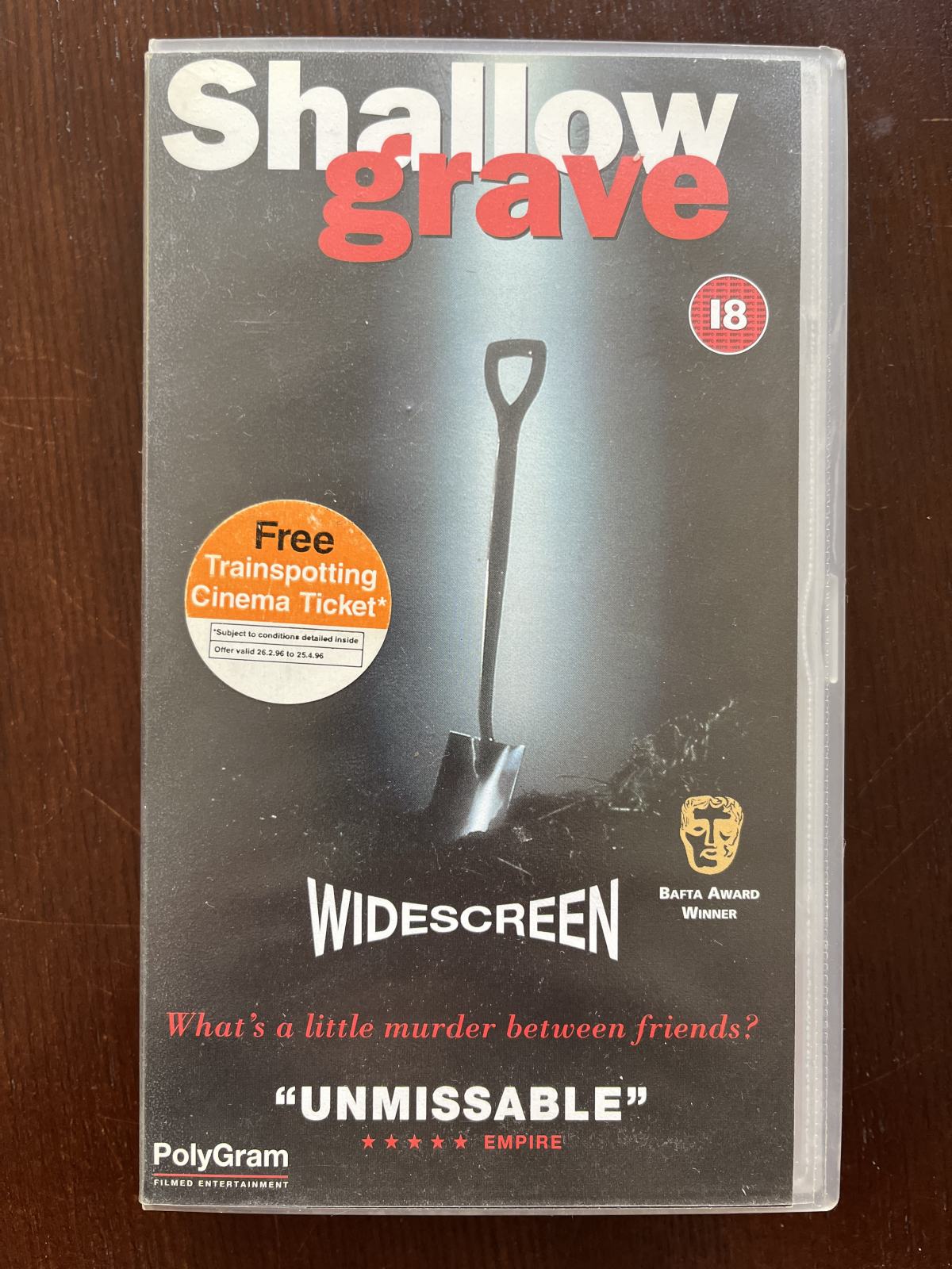SHALLOW GRAVE - VHS