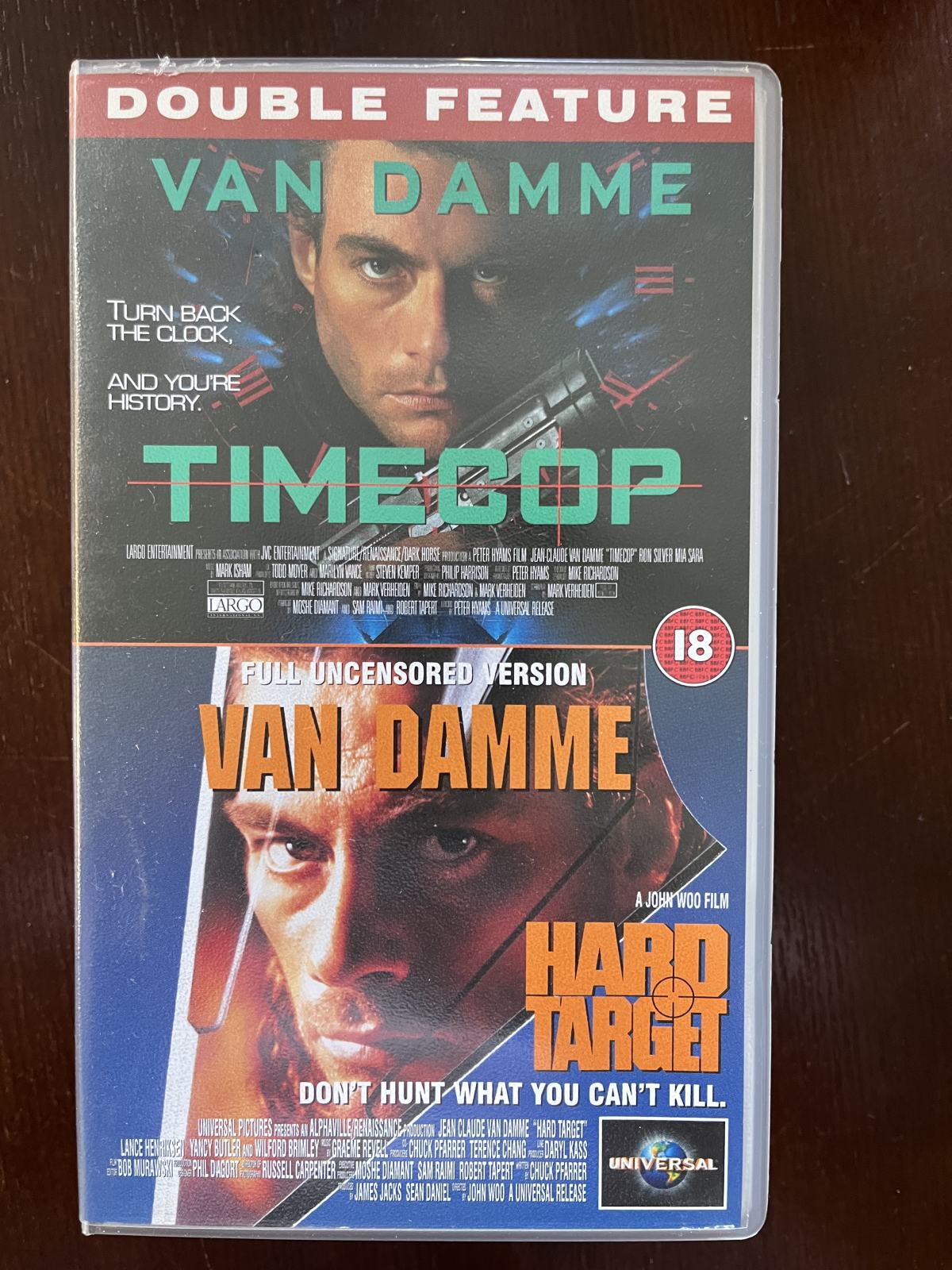 VAN DAMME DOUBLE FEATURE - VHS