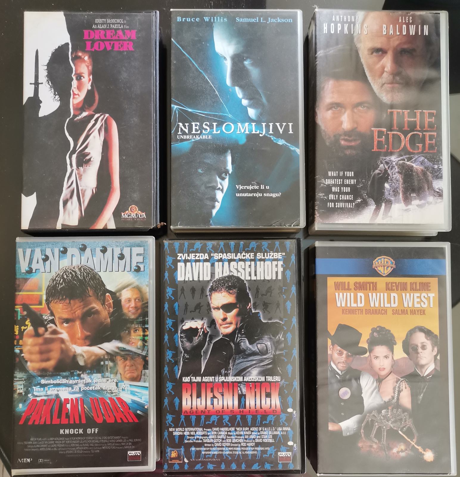 VHS filmovi, razni žanrovi