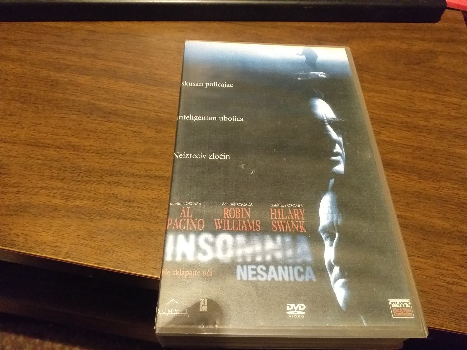 VHS INSOMNIA NESANICA AL PACINO