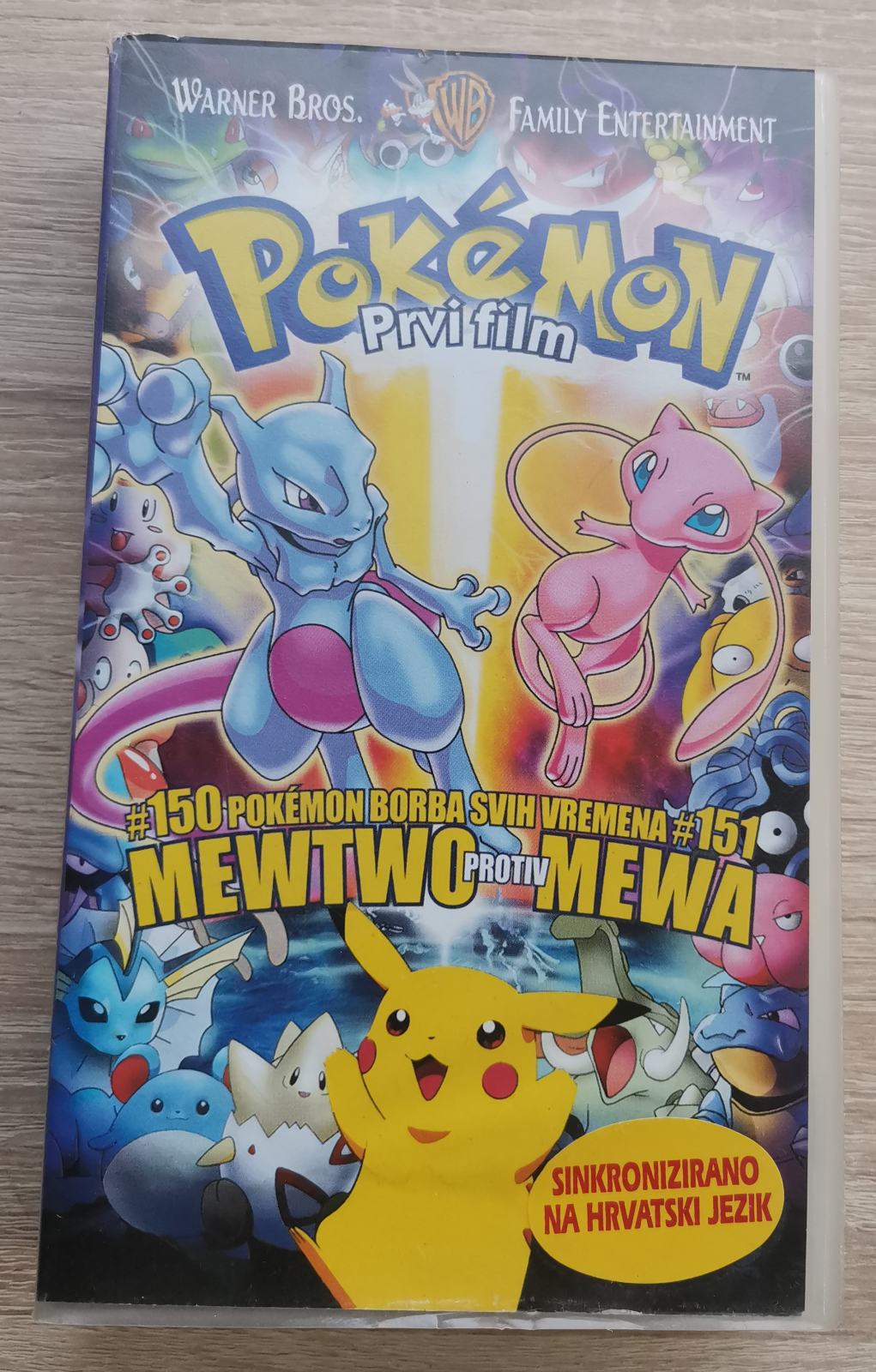 VHS KASETA POKEMON-PRVI FILM