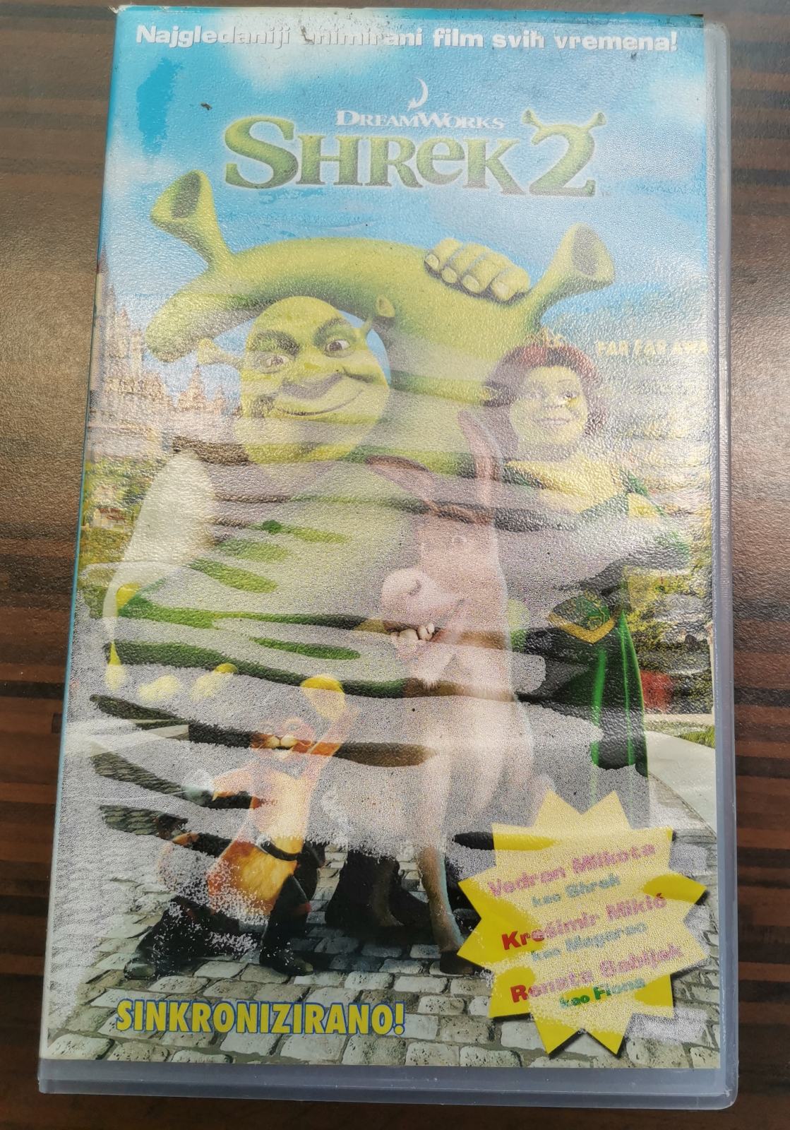 VHS KASETA SHREK 2