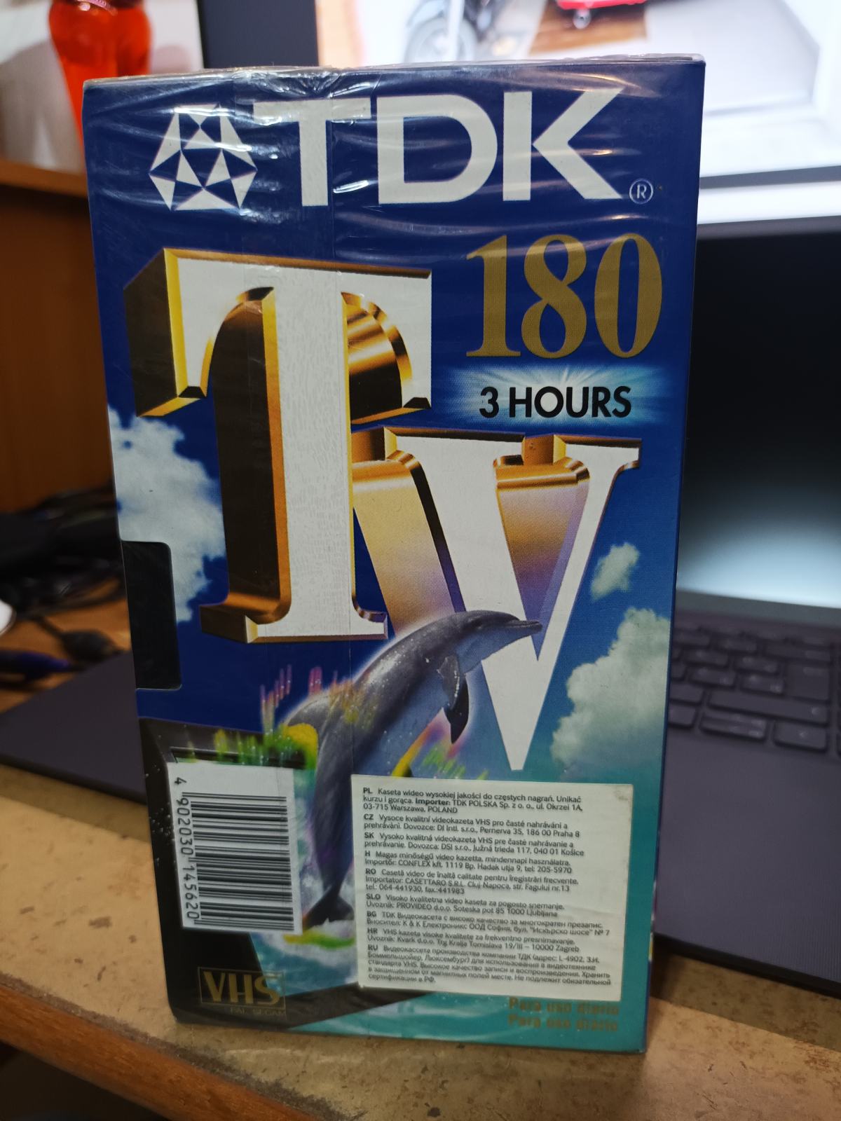 VHS kasete TDK 180 min