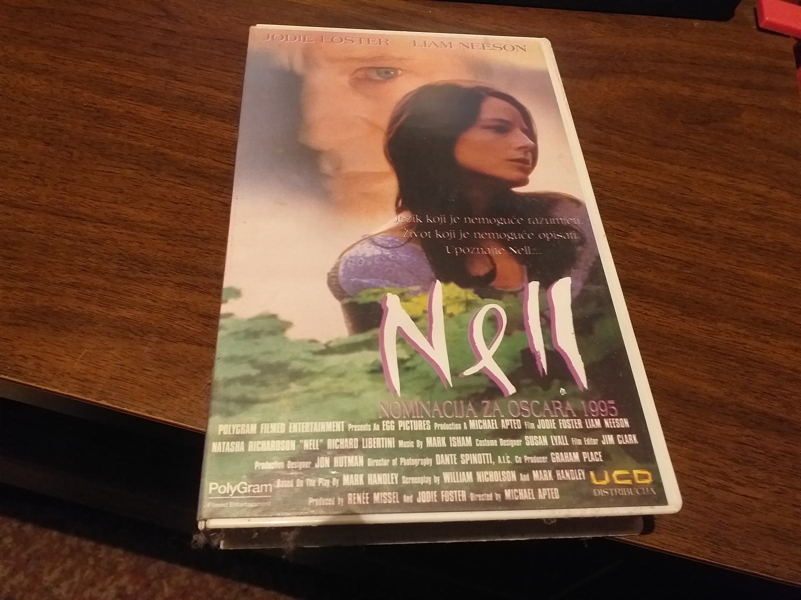 VHS NELL LIAM NEESON JODIE FOSTER