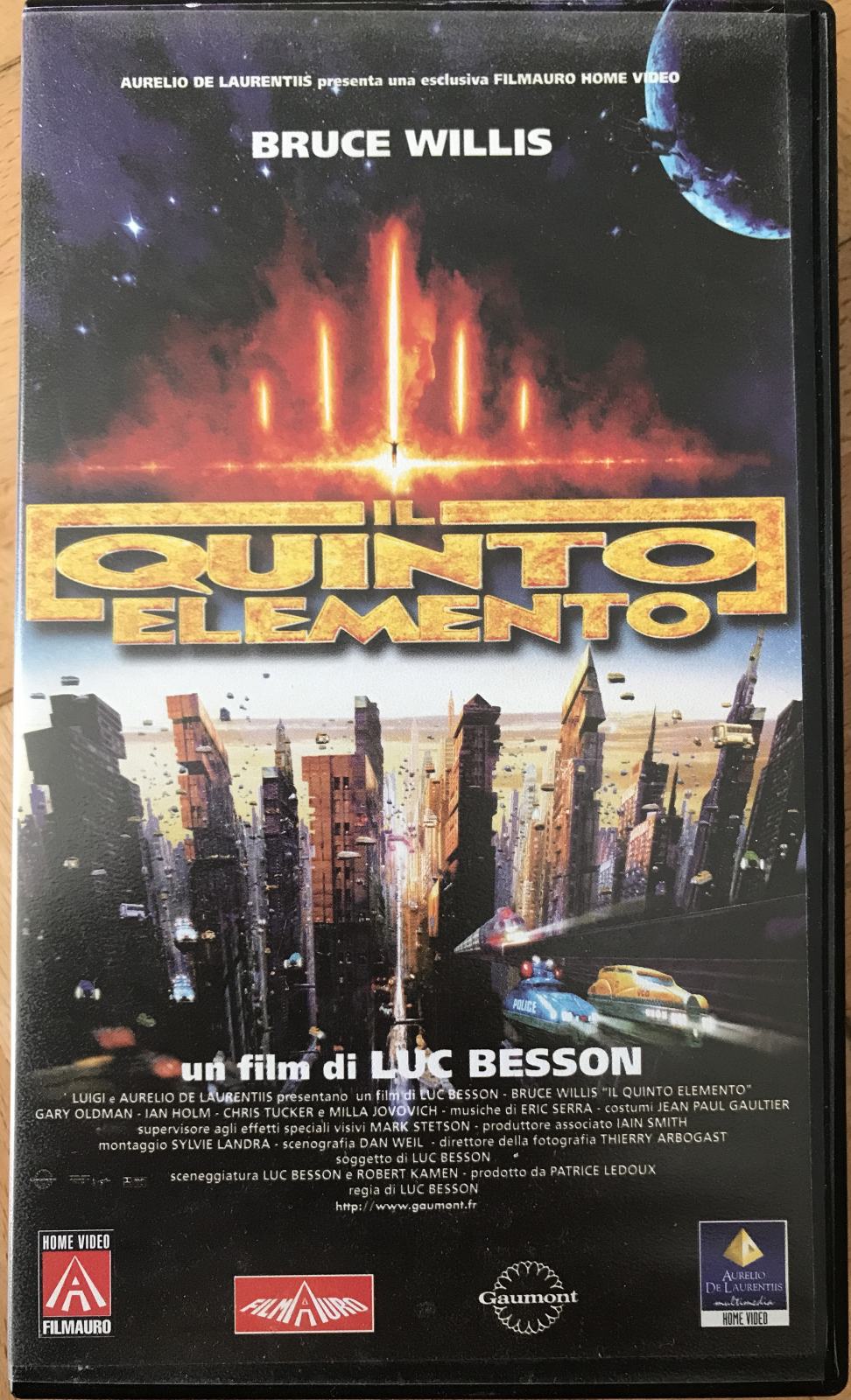 Besson VHS Peti element =The Fifth Element =Il quinto elemento (1997.)