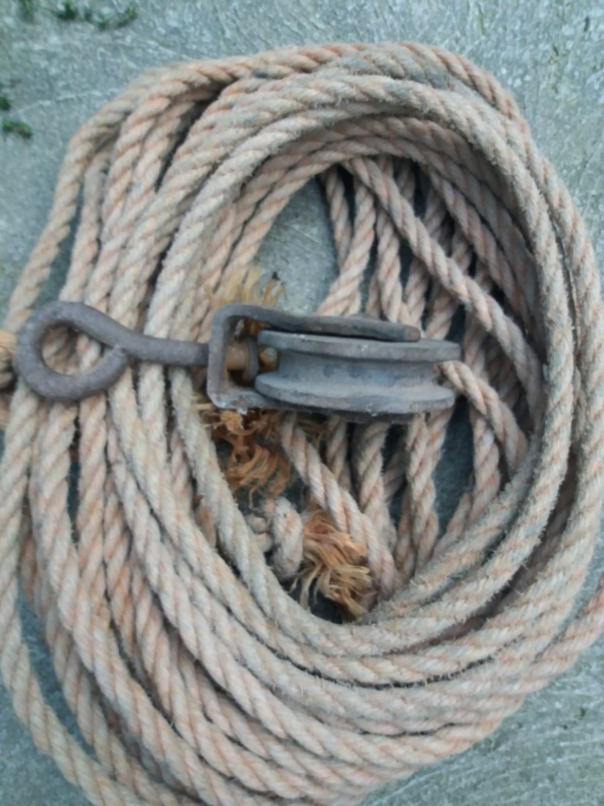 Kolotura plus štrik za 50 eura ,dužine 21 metar