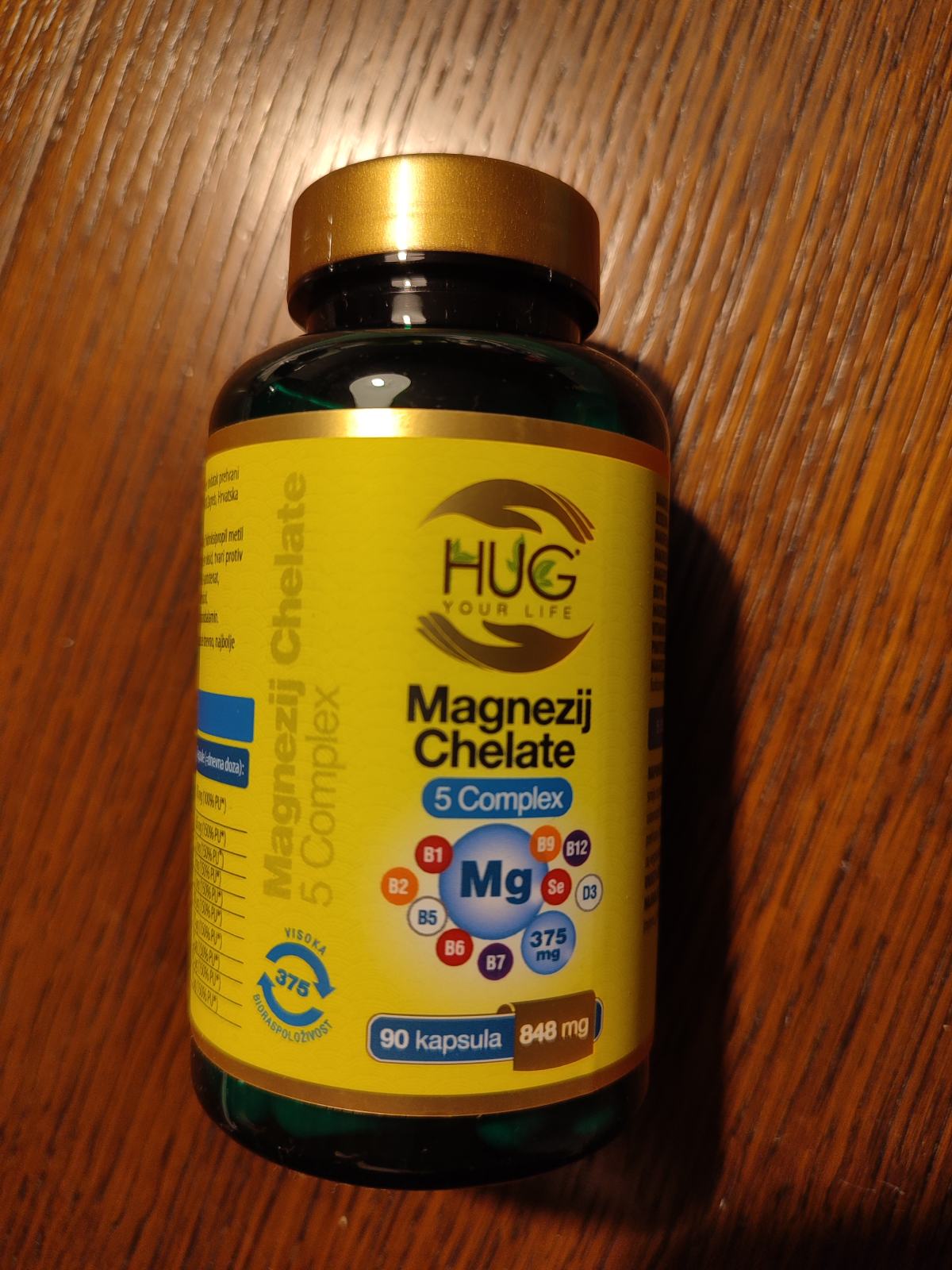 Hug Your Life Magnesium Chelate 5 Complex magnezij kapsule