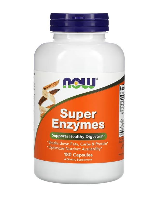 Super Enzymes (Super Enzimi) 180 Kapsula (NOW Foods)